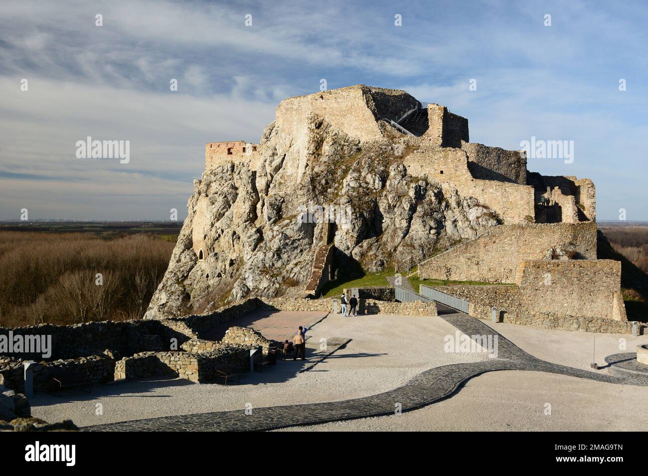Devin castle panorama hi-res stock photography and images - Alamy
