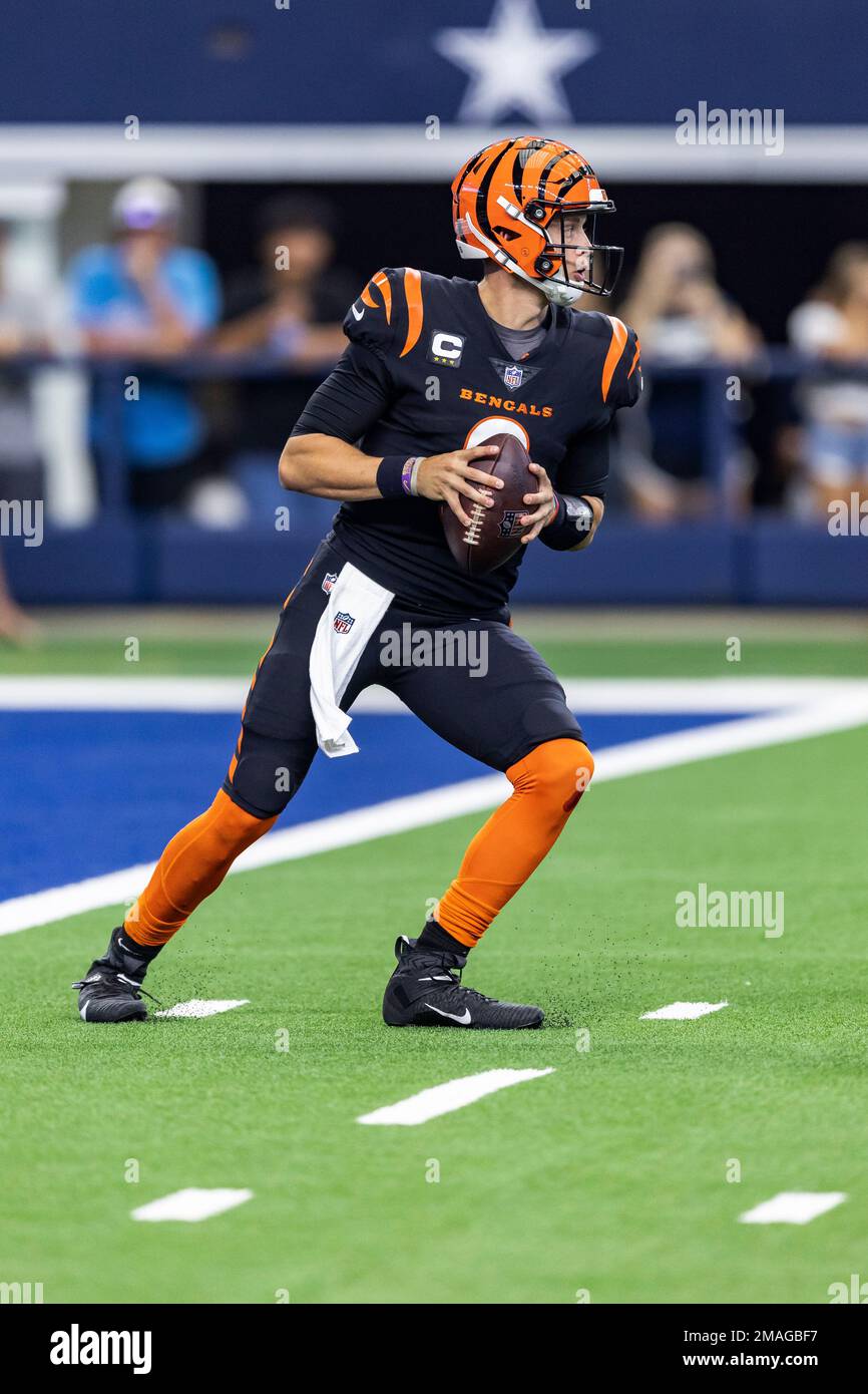 Cincinnati Bengals quarterback Joe Burrow (9) is seen during an NFL ...