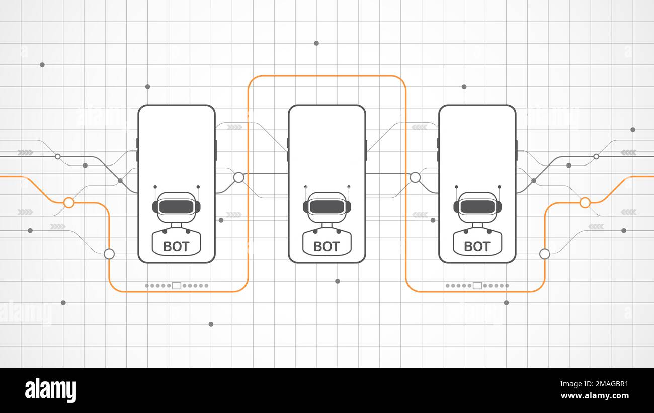 chatGPT Ai artificial intelligence technology hitech concept. chat GPT with smart bot, open Ai ...