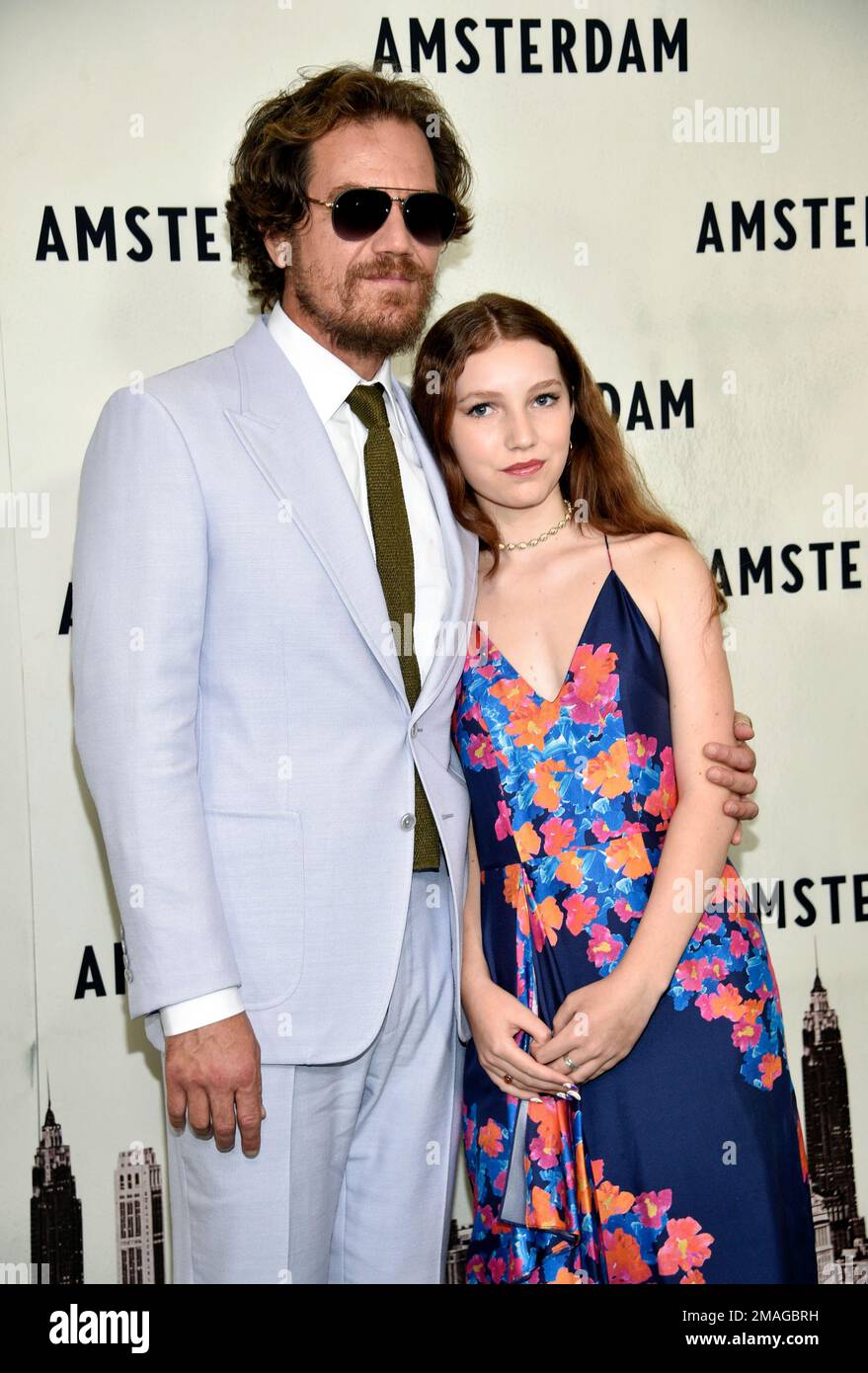Michael Shannon, left, and daughter Sylvia attend the world premiere of ...