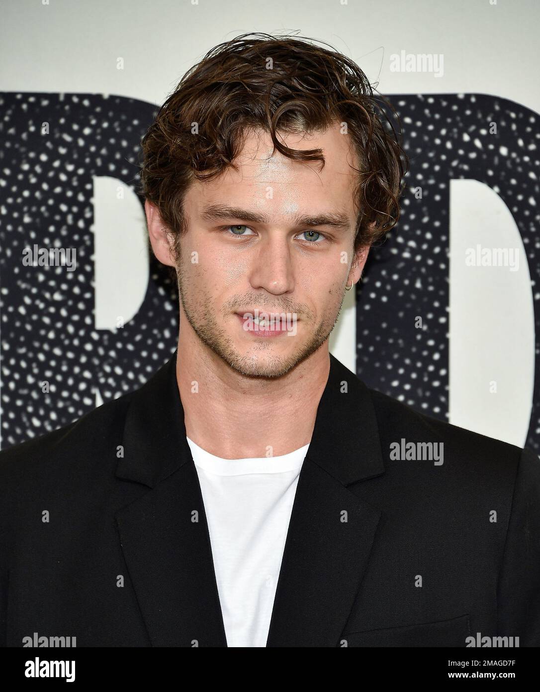 Brandon Flynn attends the world premiere of "Amsterdam" at Alice Tully ...