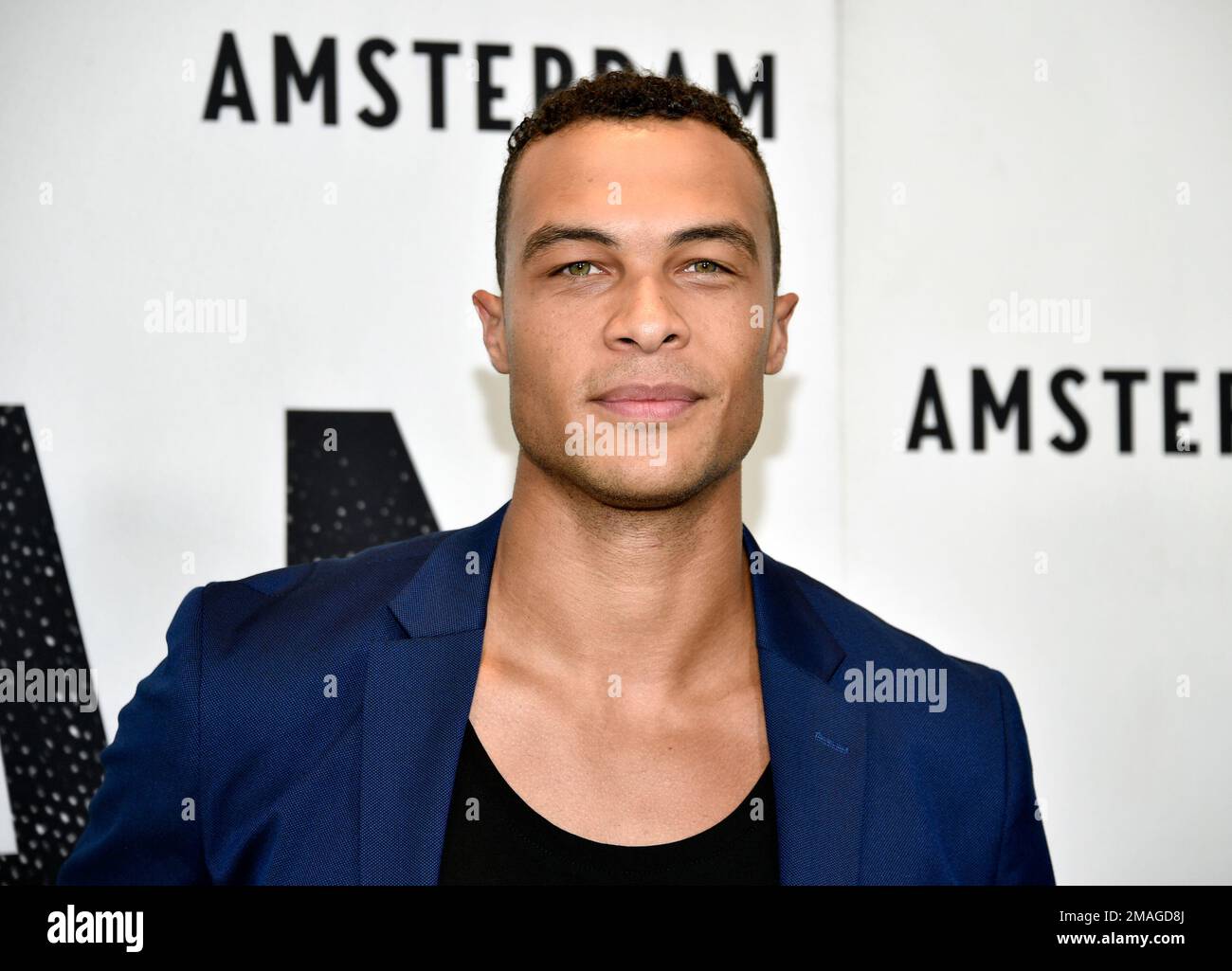 Dale Moss attends the world premiere of "Amsterdam" at Alice Tully Hall ...
