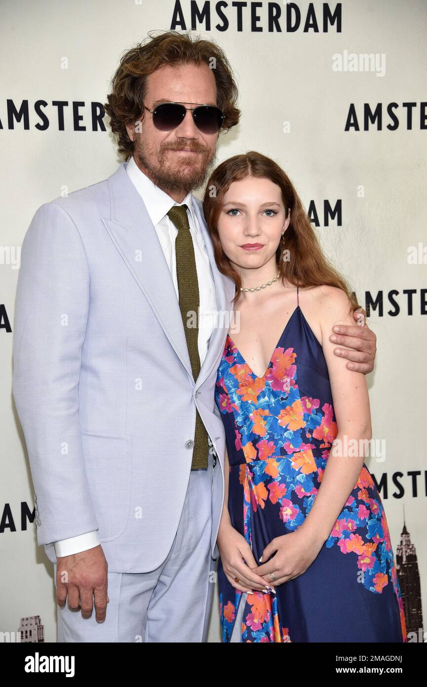 Michael Shannon, left, and daughter Sylvia attend the world premiere of ...