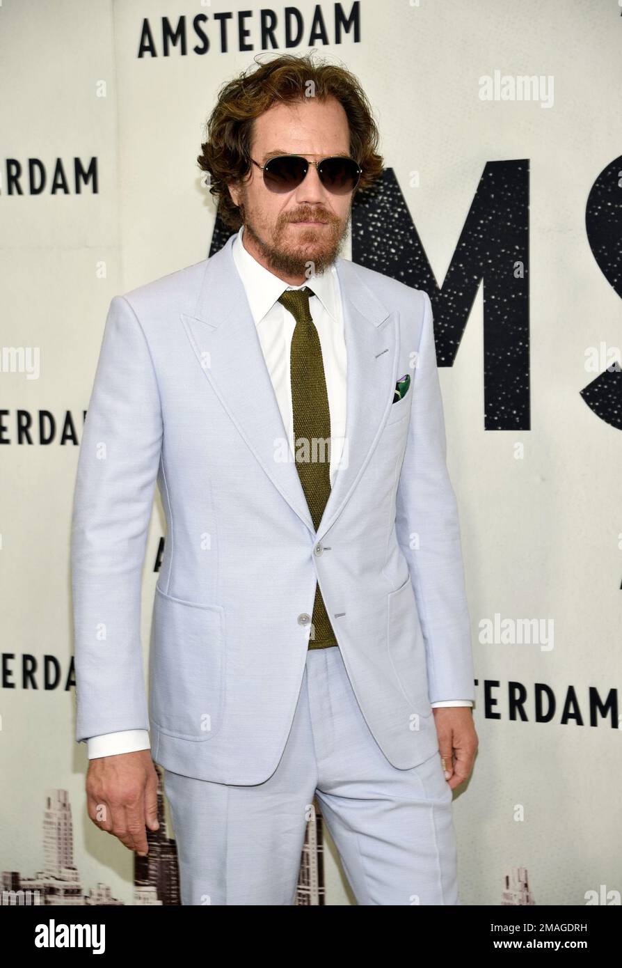Michael Shannon attends the world premiere of "Amsterdam" at Alice ...