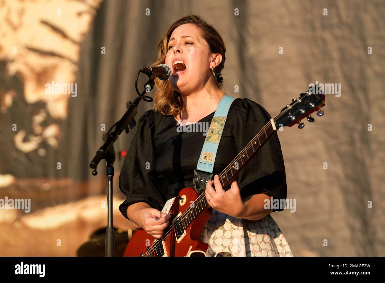 Corin Tucker of Sleater Kinney performs at Riot Fest on Sunday, Sept ...