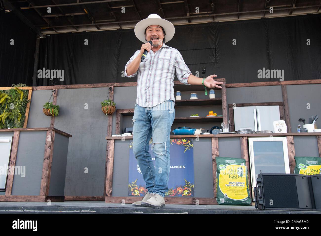 Edward Lee is seen at Bourbon and Beyond Music Festival at Kentucky ...