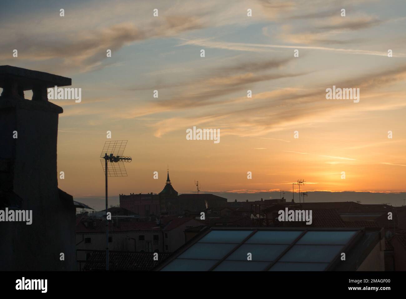 Sunset, Venice, Italy Stock Photo - Alamy