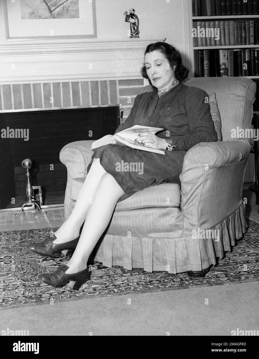 Maria "Ria" Gable, estranged wife of movie star Clark Gable, is shown ...