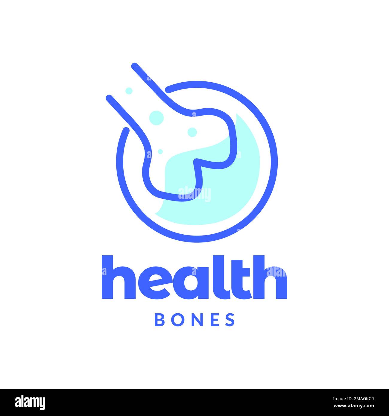 anatomy body bones health care joint abstract nutrition modern logo ...
