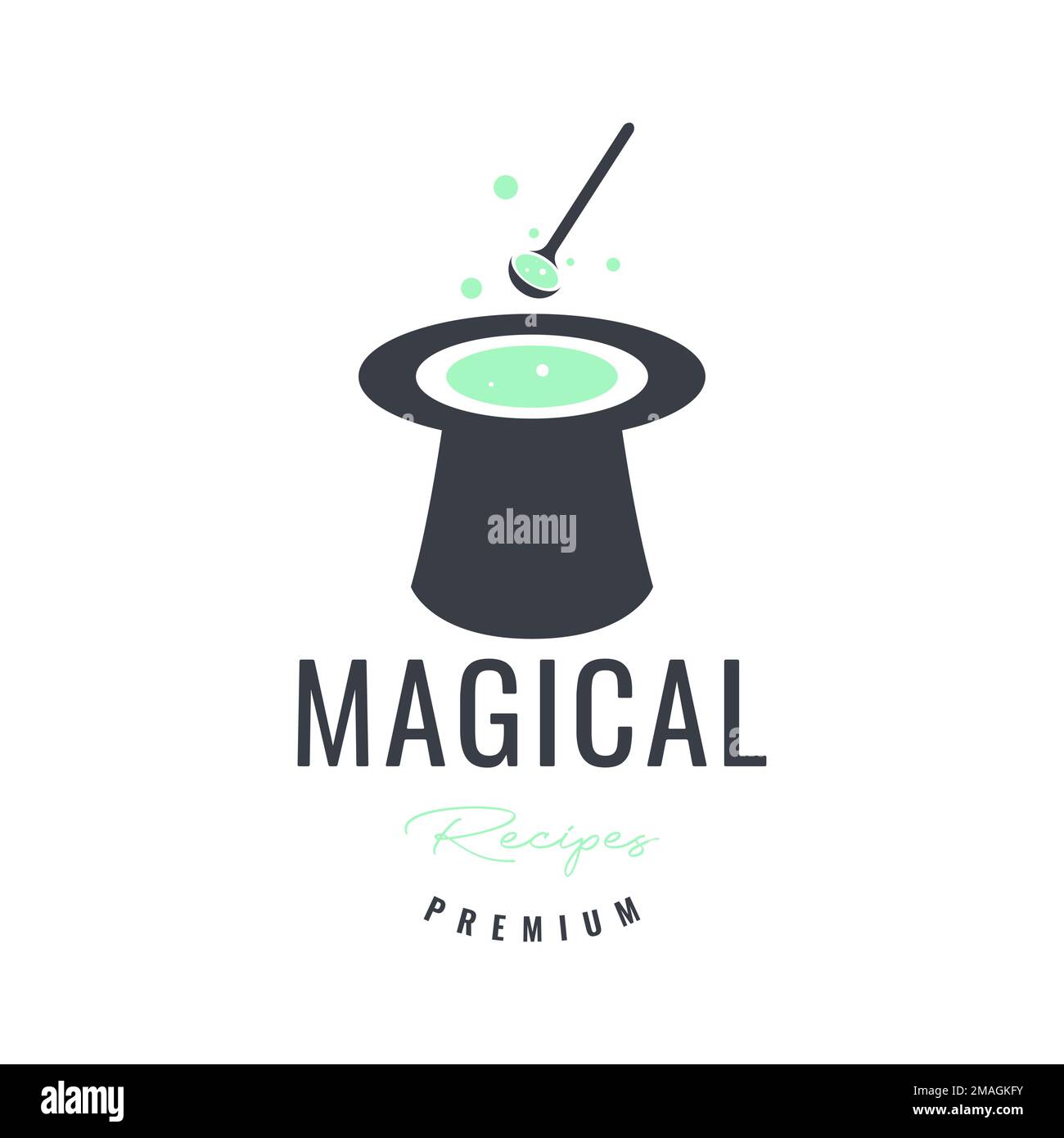 Plant recipe logo Stock Vector Images - Alamy