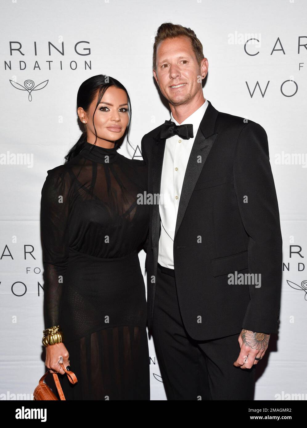 Shelbi Pittack, left, and Jason Pittack attend the Kering Foundation's Caring For Women Dinner ...