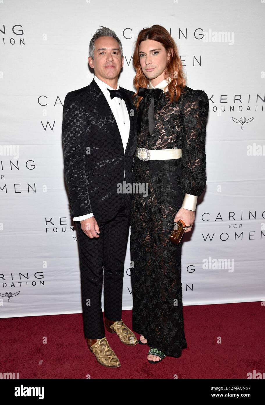 Cristobal Alex, left, and Kyle Ferari-Munoz attend the Kering Foundation's Caring For Women ...