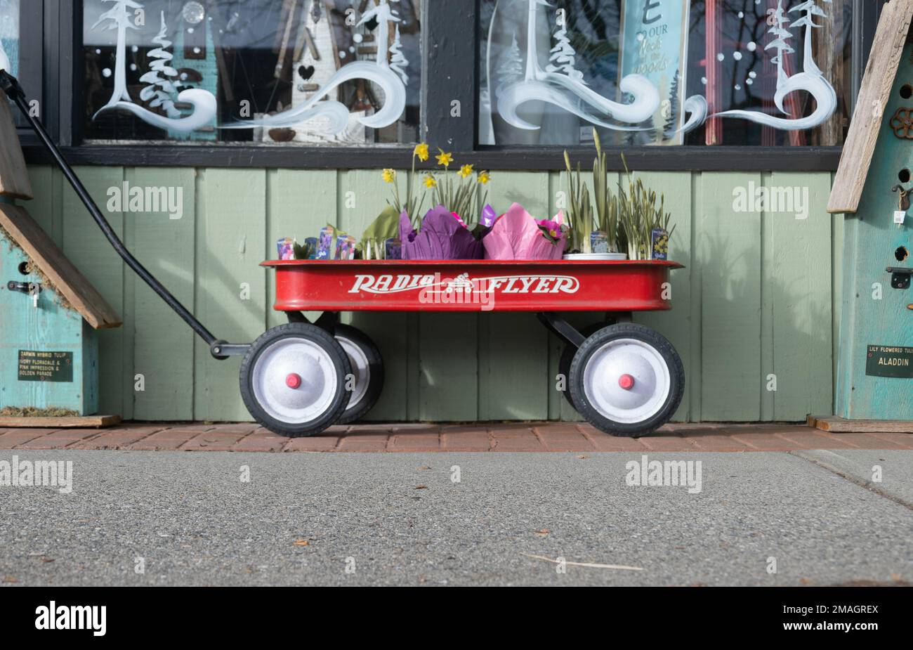 Radio flyer red wagon hi-res stock photography and images - Alamy