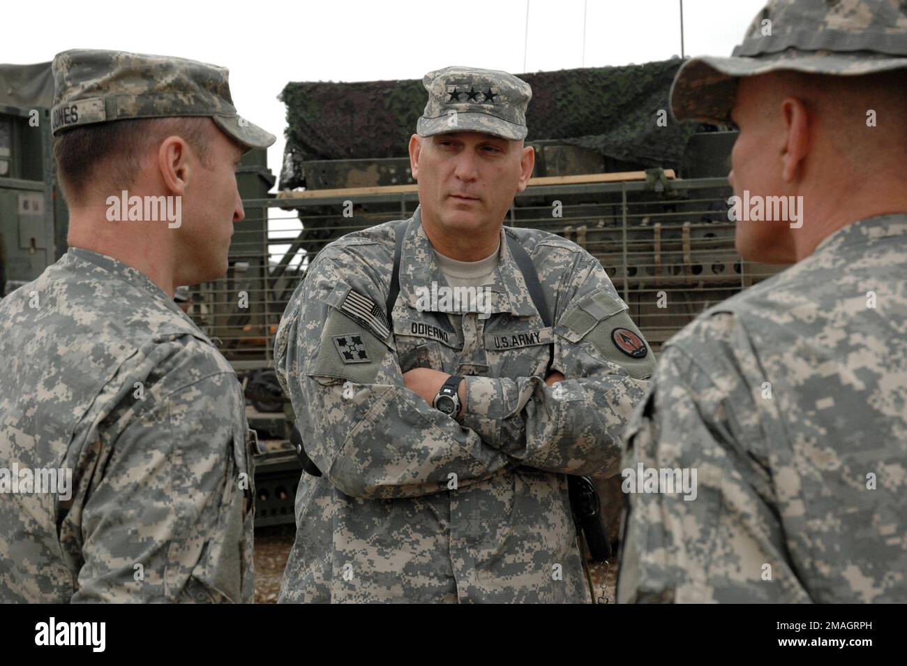 Meeting with 3rd striker brigade combat team hi-res stock photography ...
