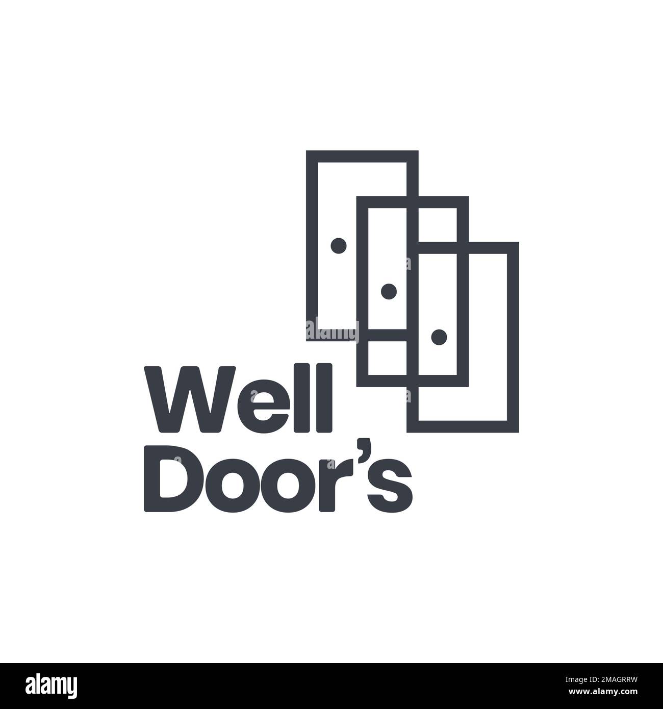 door interior exterior minimalist product future line logo design ...