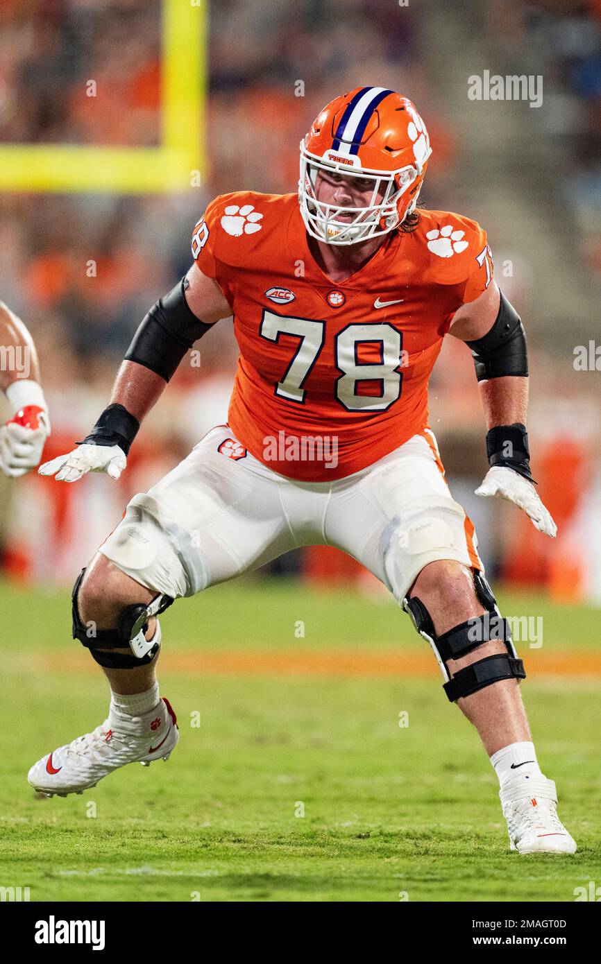 Clemson offensive lineman Blake Miller (78) plays against Louisiana ...