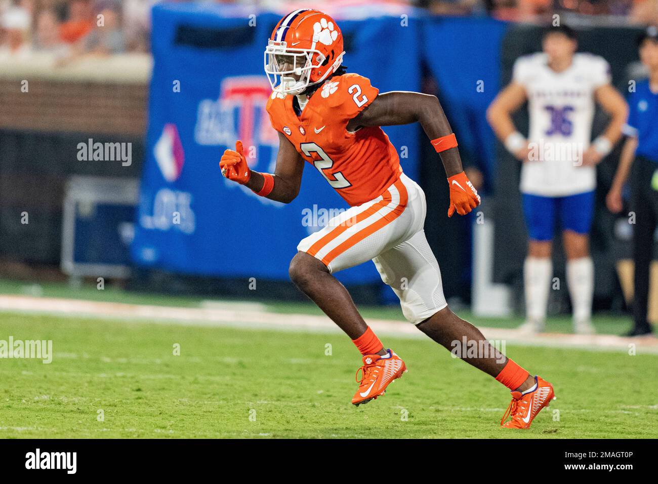 Clemson cornerback Fred Davis II (2) plays against Louisiana Tech ...