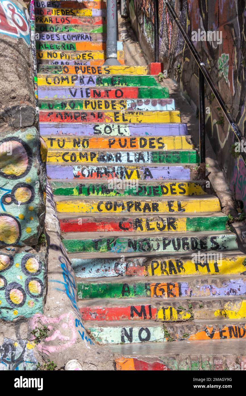 Beautiful staircase chile hi-res stock photography and images - Alamy