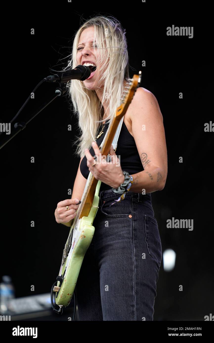 Bully performs on day two of Riot Fest on Saturday, Sept. 17, 2022, at ...