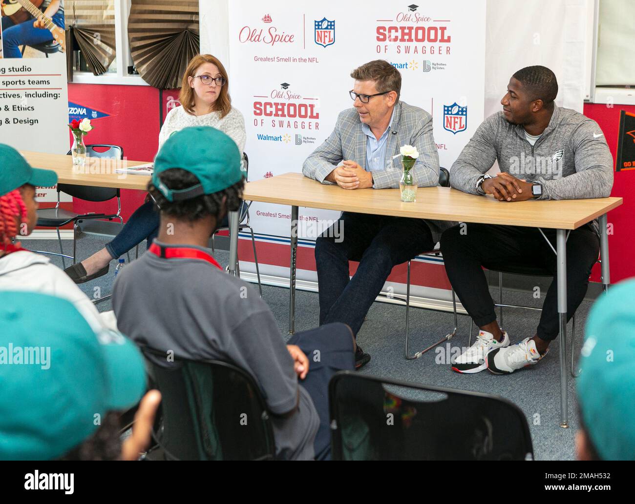 IMAGE DISTRIBUTED FOR OLD SPICE - Students at Simon Gratz High School ...