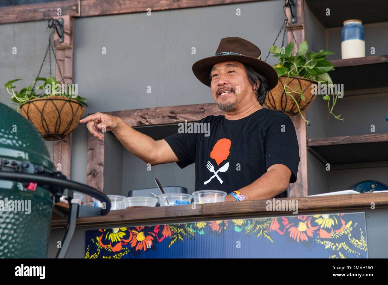 Edward Lee is seen at Bourbon and Beyond Music Festival at Kentucky ...