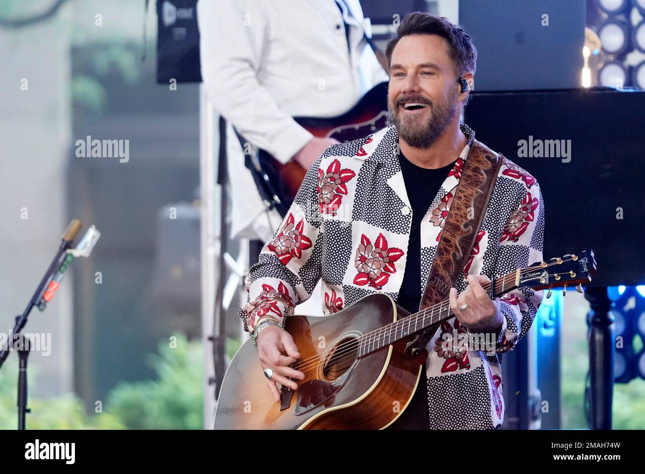 Little Big Town member Jimi Westbrook performs on NBC's Today show at ...