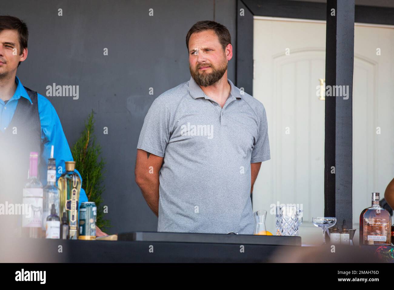 Gary Bajdek, Jr. of Woodford Reserve is seen at Bourbon and Beyond ...