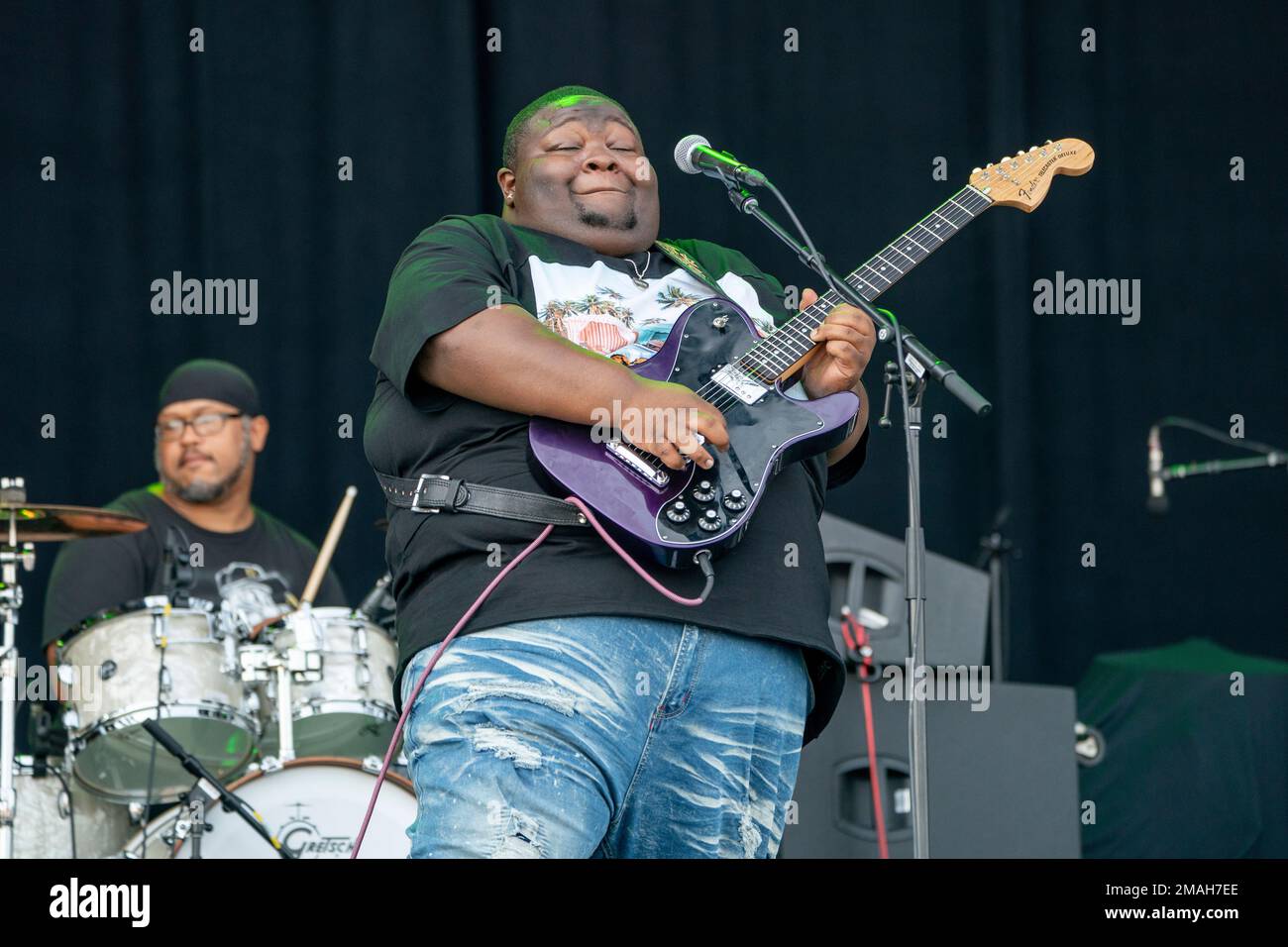 Christone Kingfish Ingram performs at Bourbon and Beyond Music Festival ...