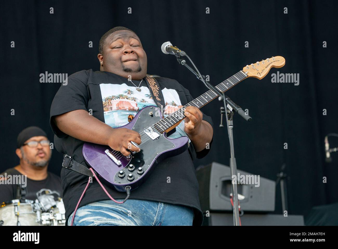 Christone Kingfish Ingram performs at Bourbon and Beyond Music Festival ...