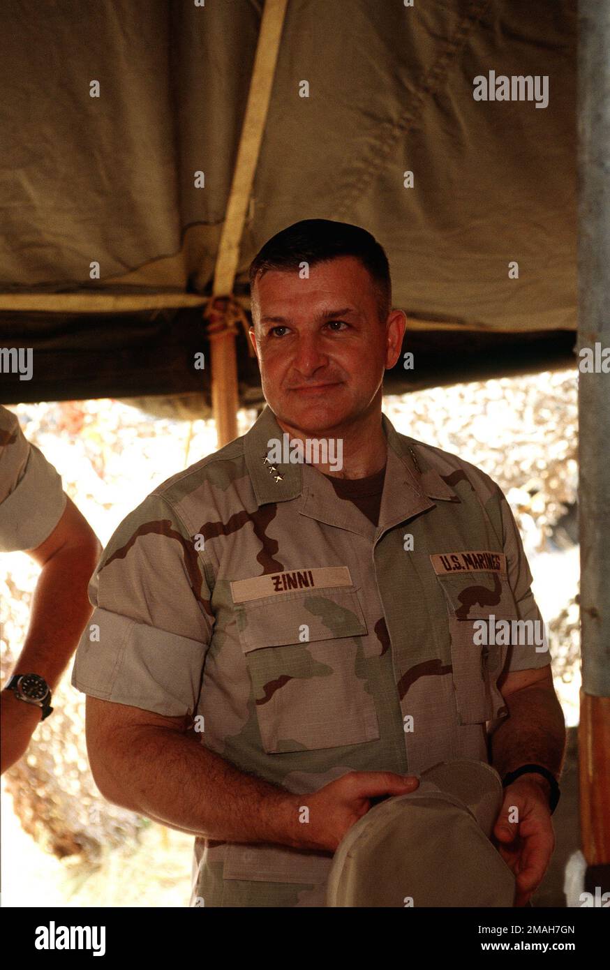 LT. GEN. Anthony Zinni, Combined Task Force commander, US Marine Corps ...