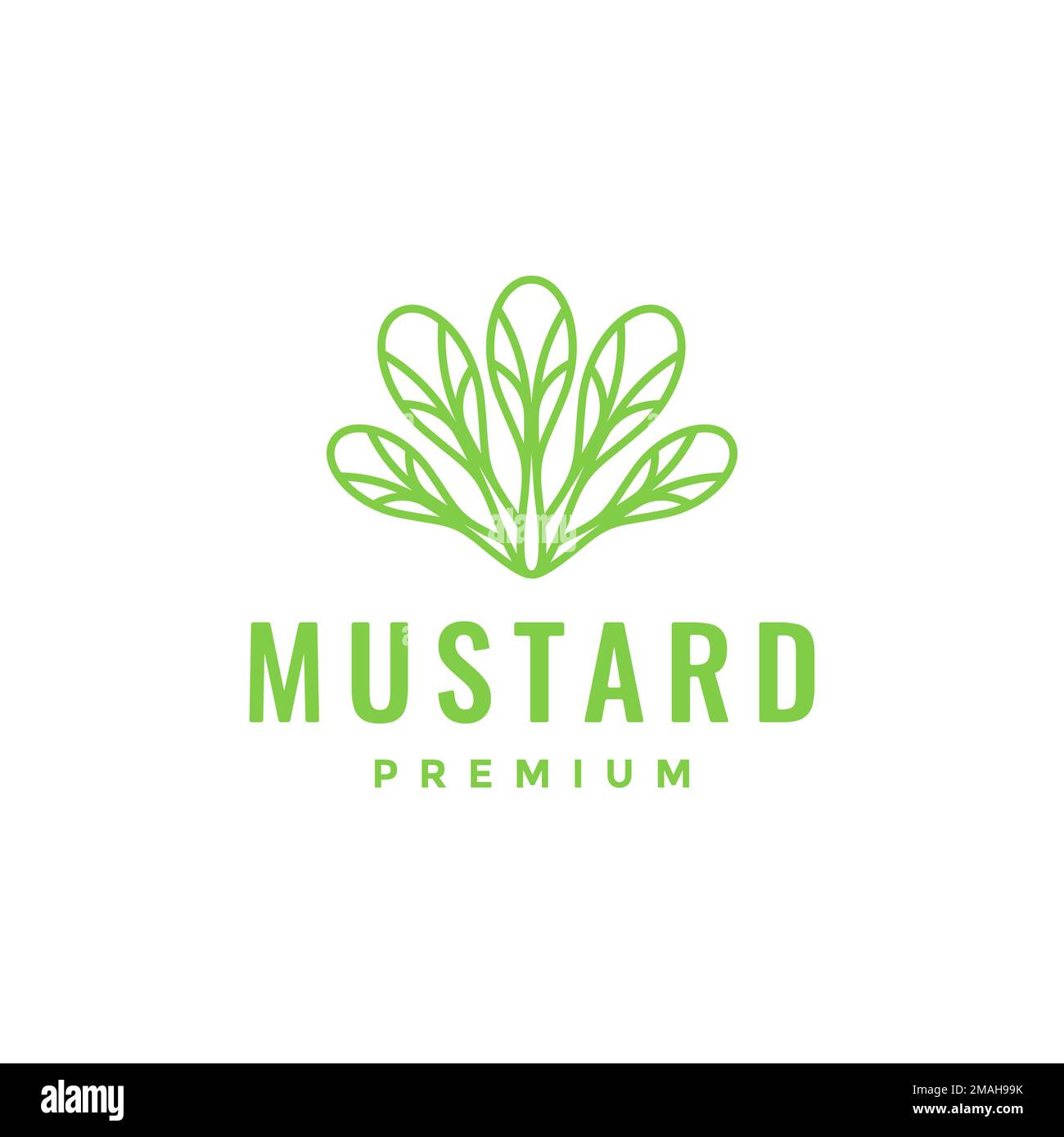 vegetables freshness mustard cooking kitchen food logo design vector ...