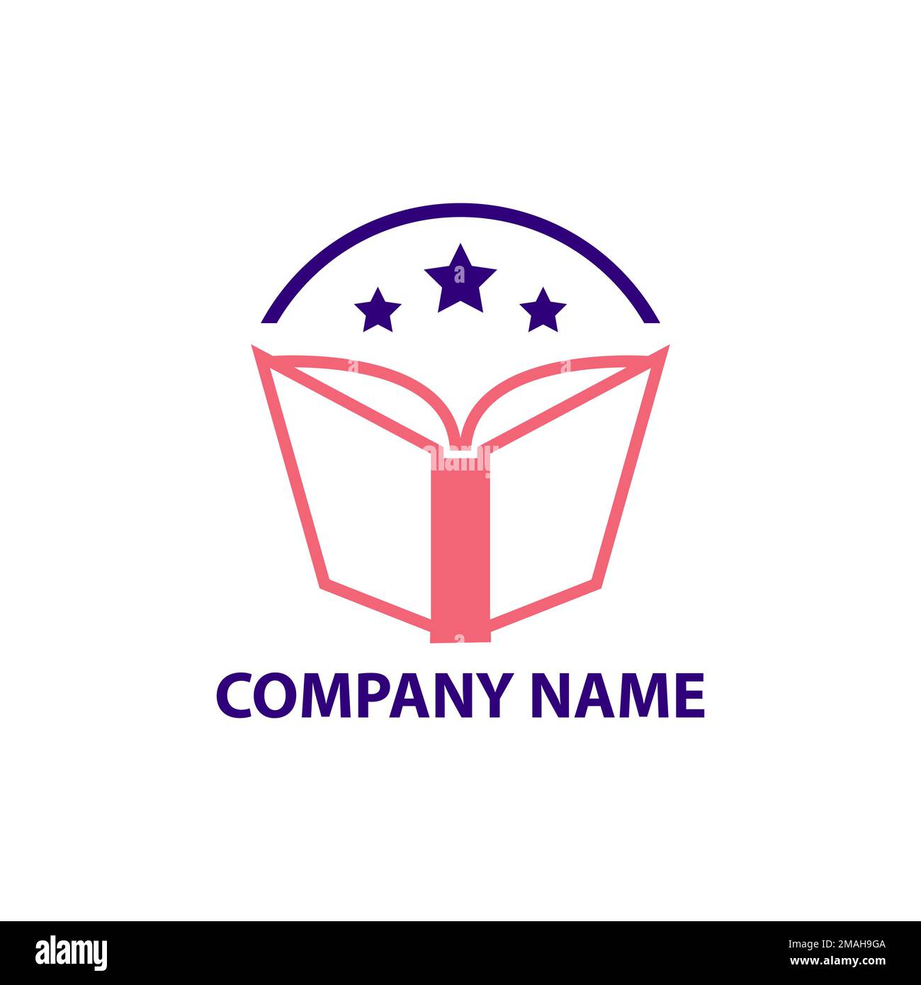 Education concept book empty Stock Vector Images - Alamy