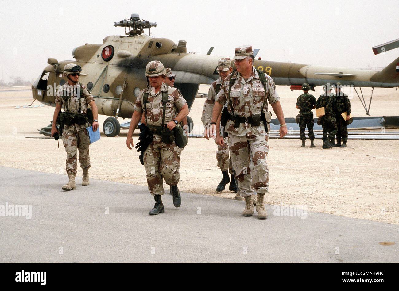 GEN. Norman Schwarzkopf, commander-in-chief, U.S. Central Command, and ...