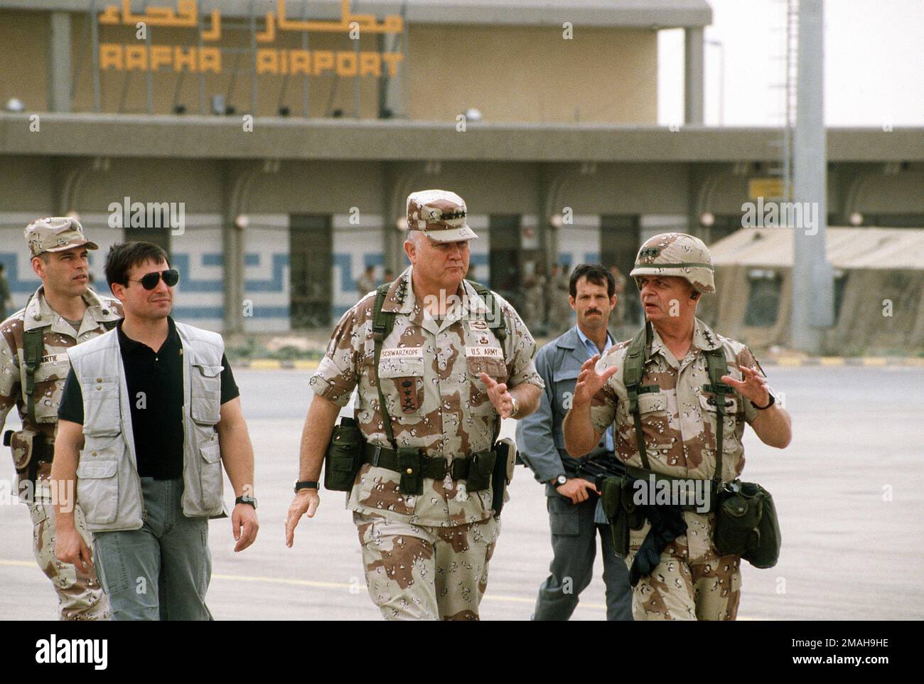 GEN. Norman Schwarzkopf, commander-in-chief, U.S. Central Command, and ...