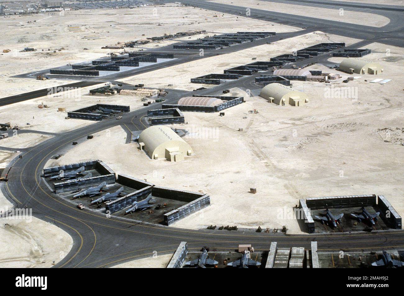 F-4 Phantom II aircraft surrounded by revetments line the 35th Tactical ...