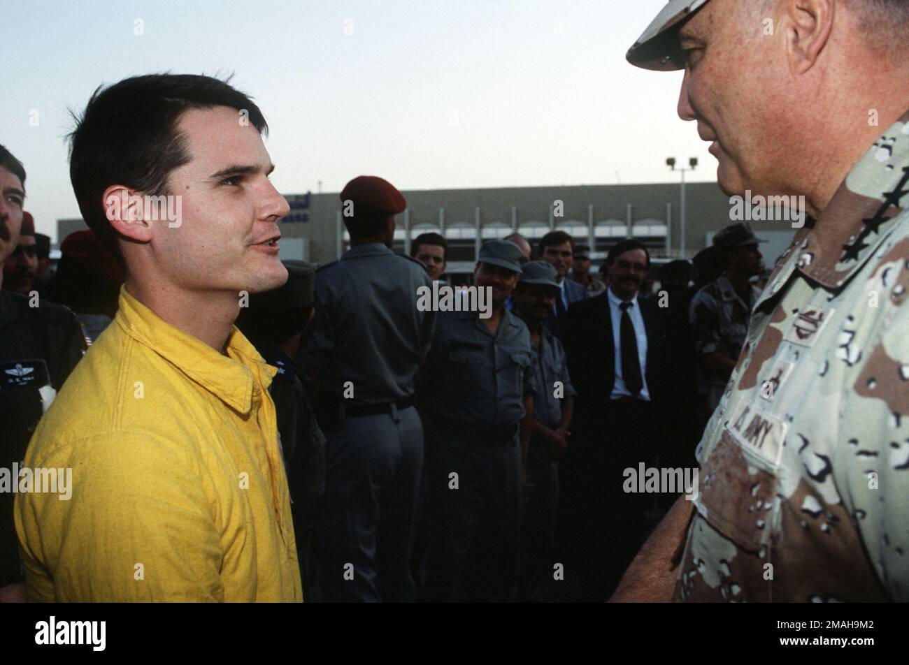 Former prisoner of war CAPT. Russ Sanborn, a U.S. Marine Corps pilot ...