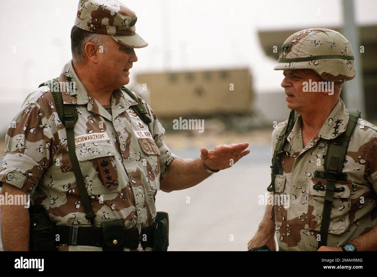 GEN. Norman Schwarzkopf, commander-in-chief, U.S. Central Command, and ...