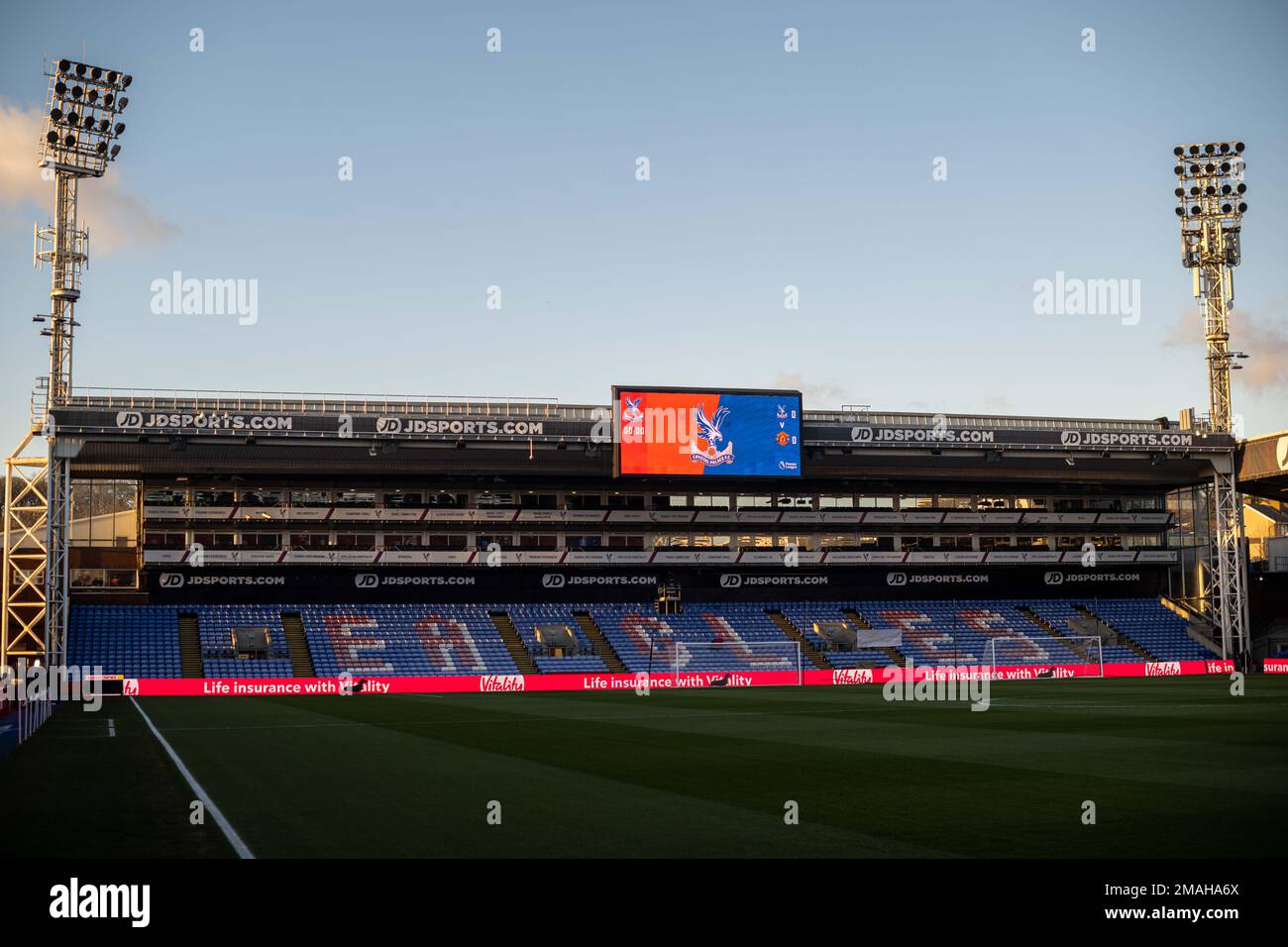 Crystal palace manchester united view hi-res stock photography and ...