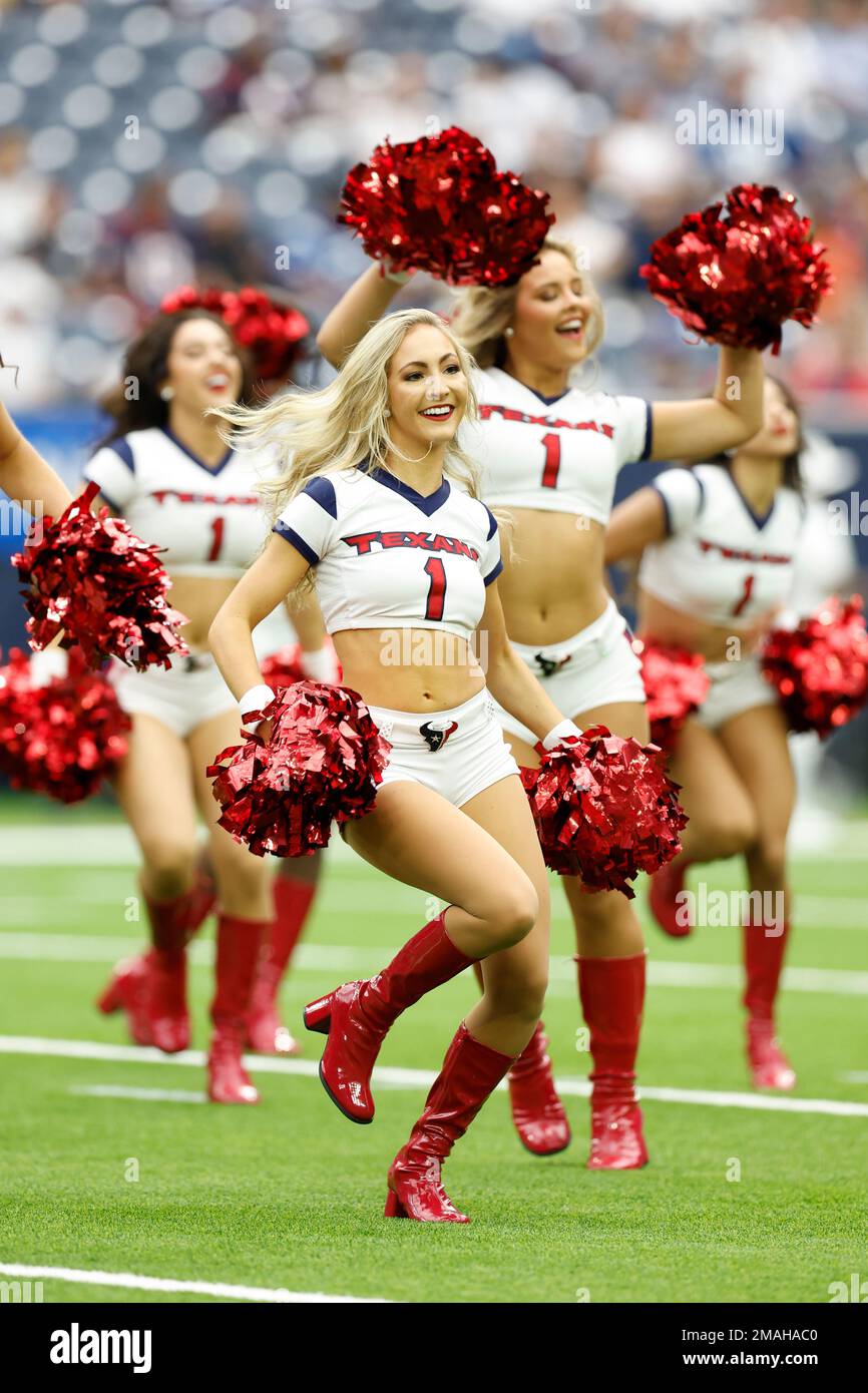 Houston Texans cheerleaders perform before an NFL football game against ...