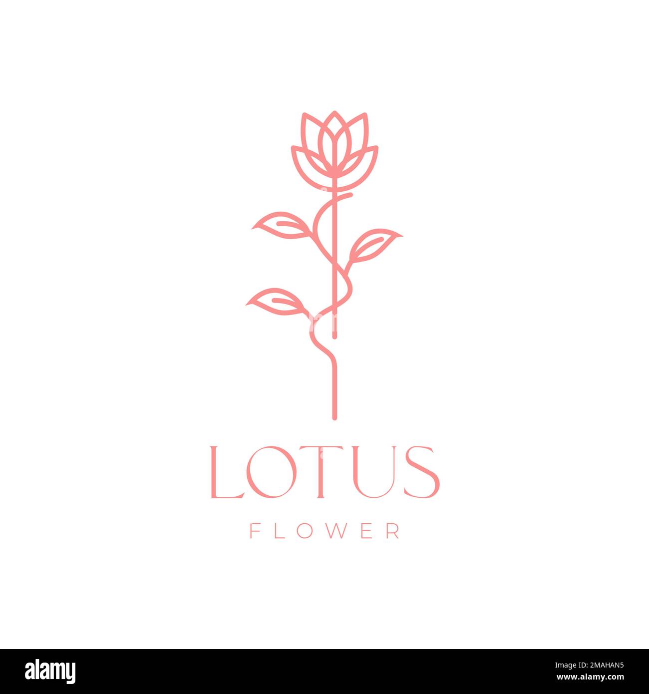 lotus flowers plant feminine female florist aroma logo design vector ...