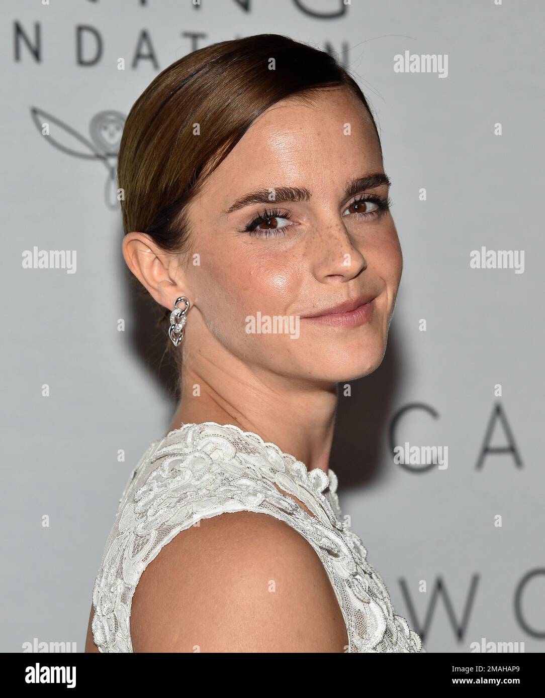 Emma Watson attends the Kering Foundation's Caring For Women Dinner at The Pool on Thursday ...