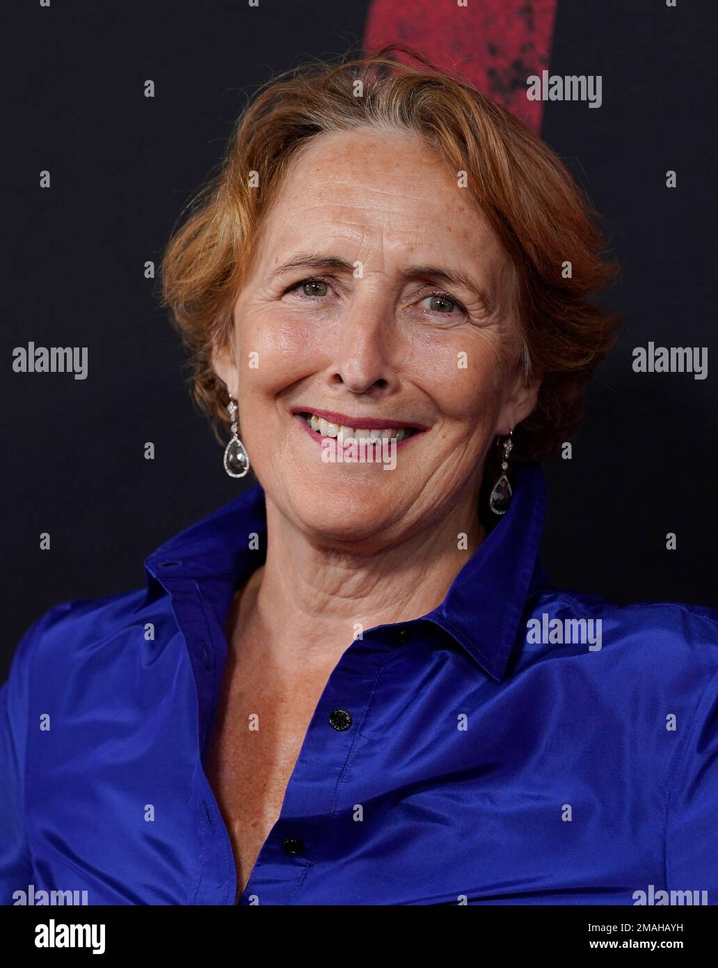 Fiona Shaw poses at a launch event for the Disney+ streaming series ...