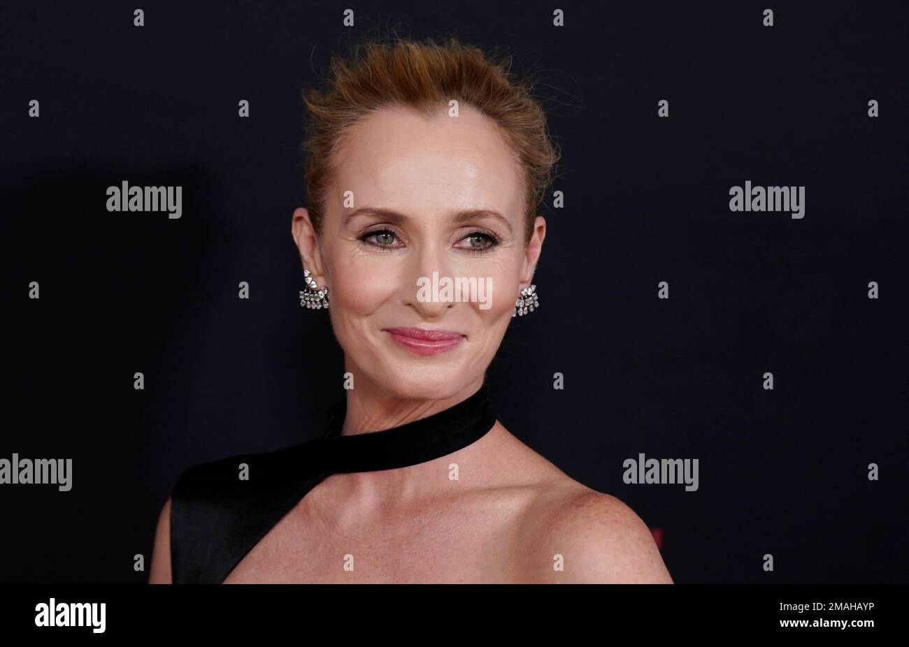 Genevieve O'Reilly poses at a launch event for the Disney+ streaming ...