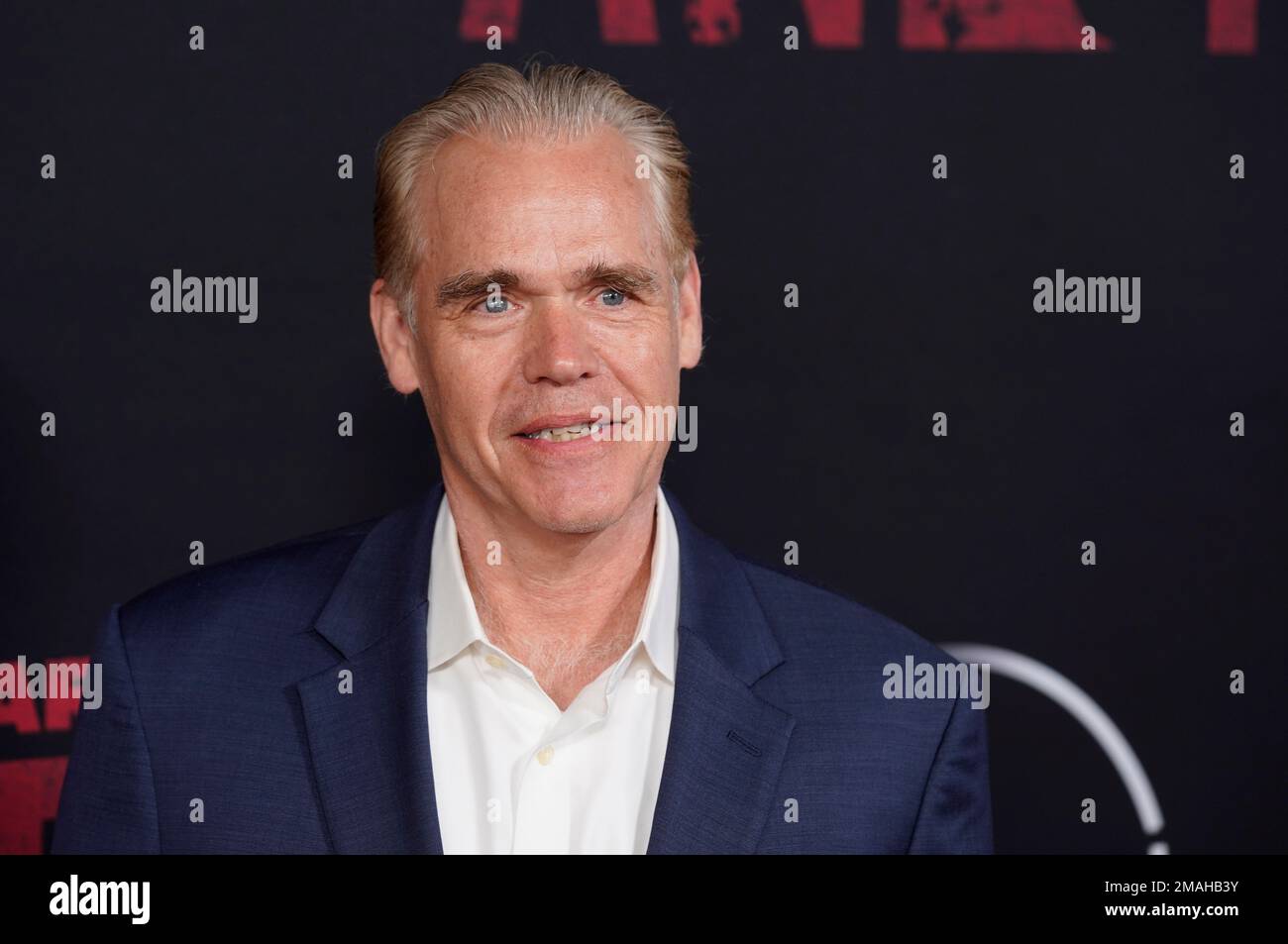 John Gilroy poses at a launch event for the Disney+ streaming series ...