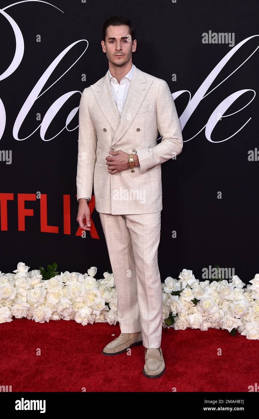 Ryan Vincent arrives at the premiere of "Blonde," Tuesday, Sept. 13, 2022, at TCL Chinese ...