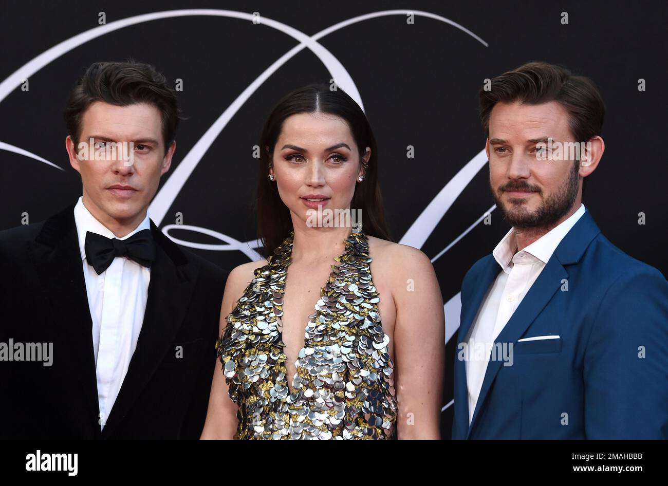 Xavier Samuel, Ana de Armas and Evan Williams arrive at the premiere of ...