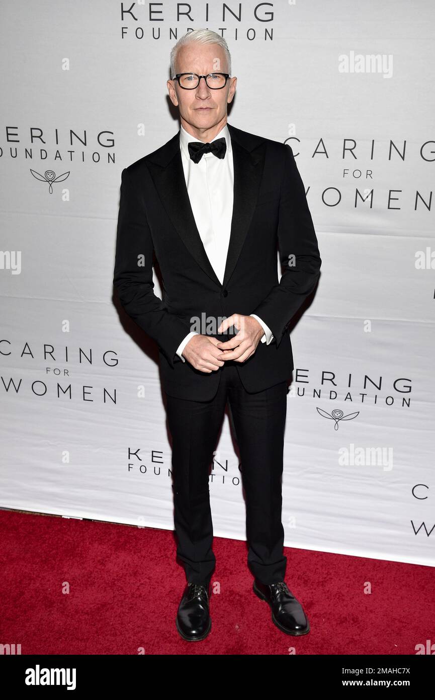 CNN news anchor Anderson Cooper attends the Kering Foundation's Caring ...