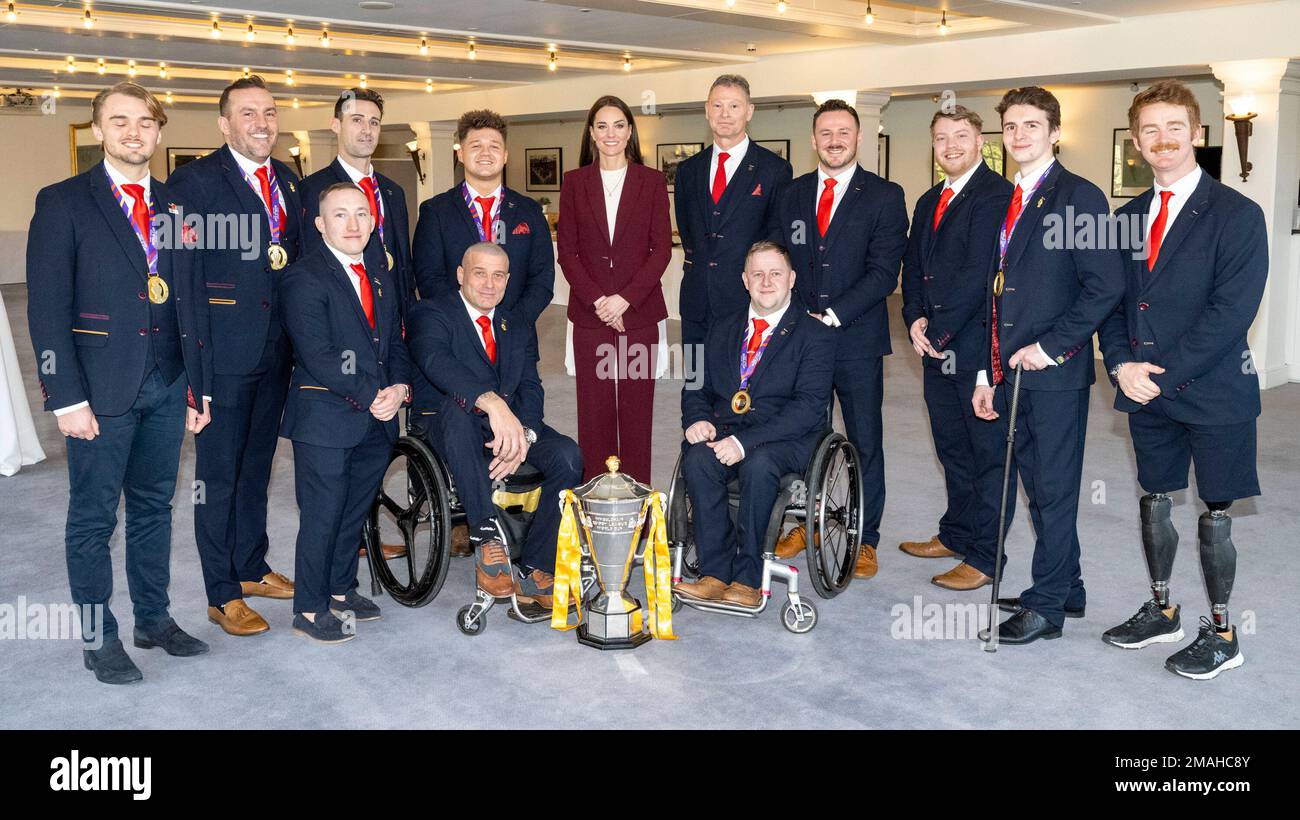 The Princess of Wales hosts a reception for the England Wheelchair ...