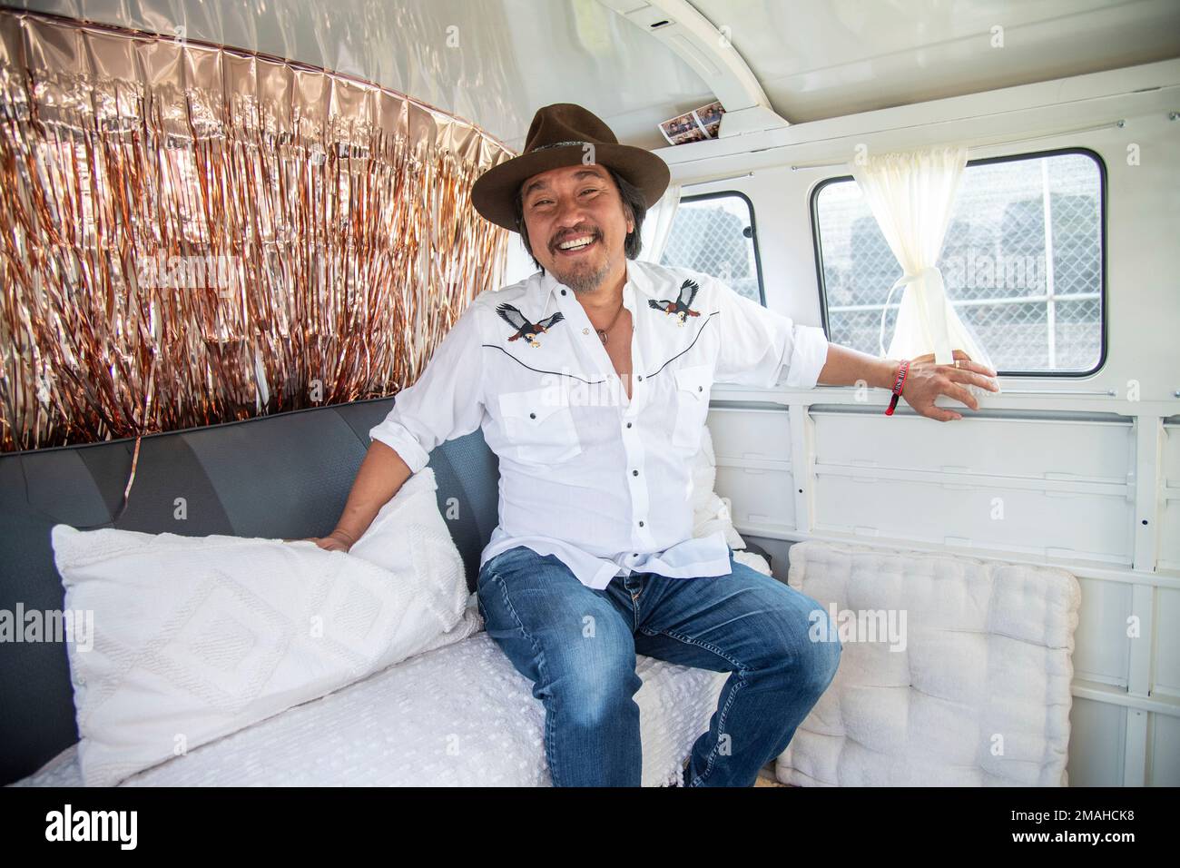 Edward Lee is seen at Bourbon and Beyond Music Festival at Kentucky ...
