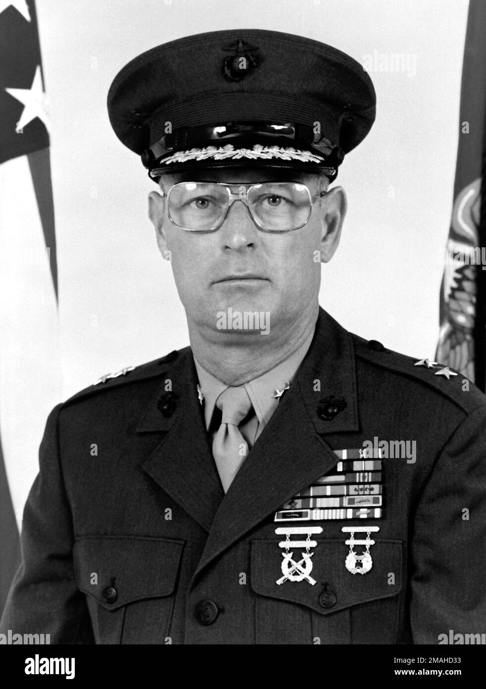 MAJ. GEN. Roy E. Moss, USMC (covered). Country: Unknown Stock Photo - Alamy